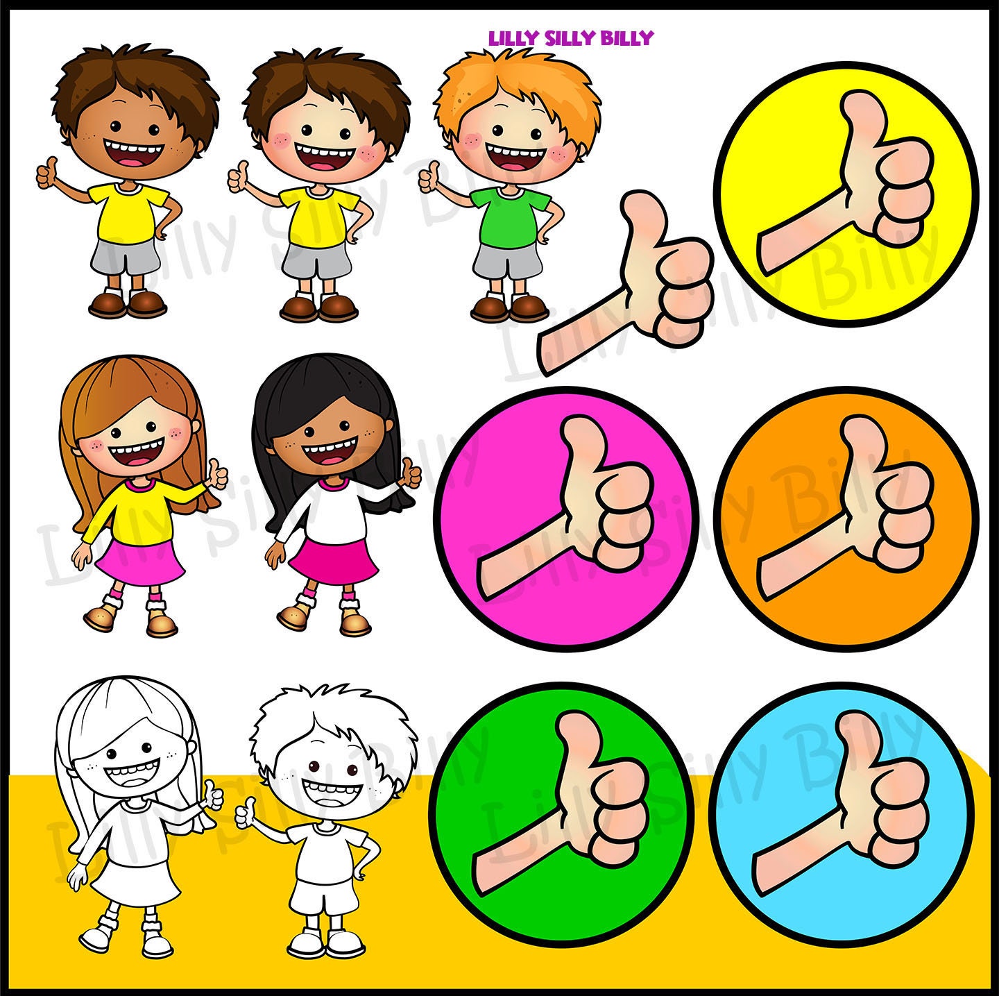 Good Choices Clipart in BLACK & WHITE/ Full Color. Small Commercial and ...