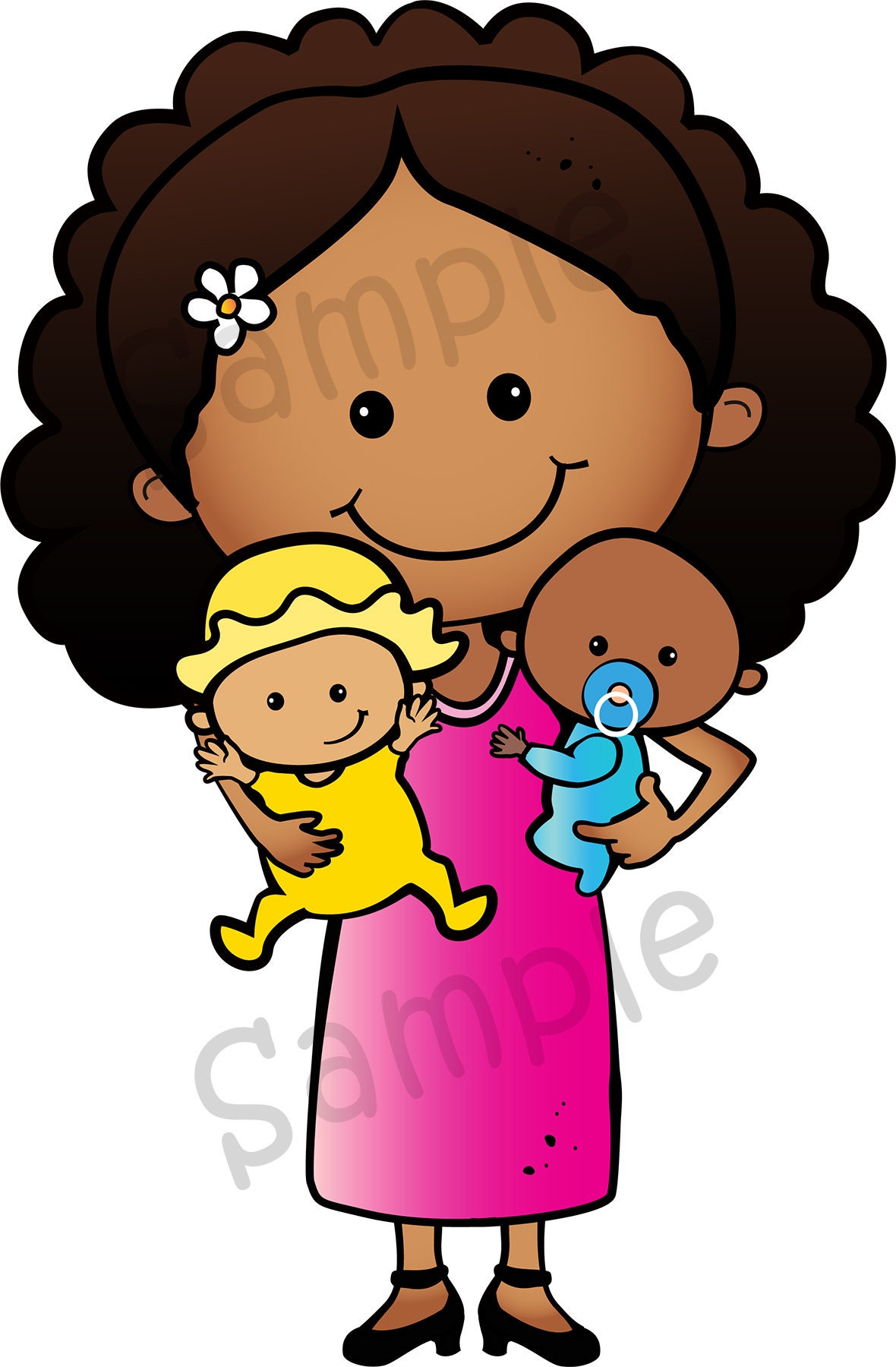 Phonics SHORT U Vowel Sound B/W & Color clipart. Lilly | Etsy