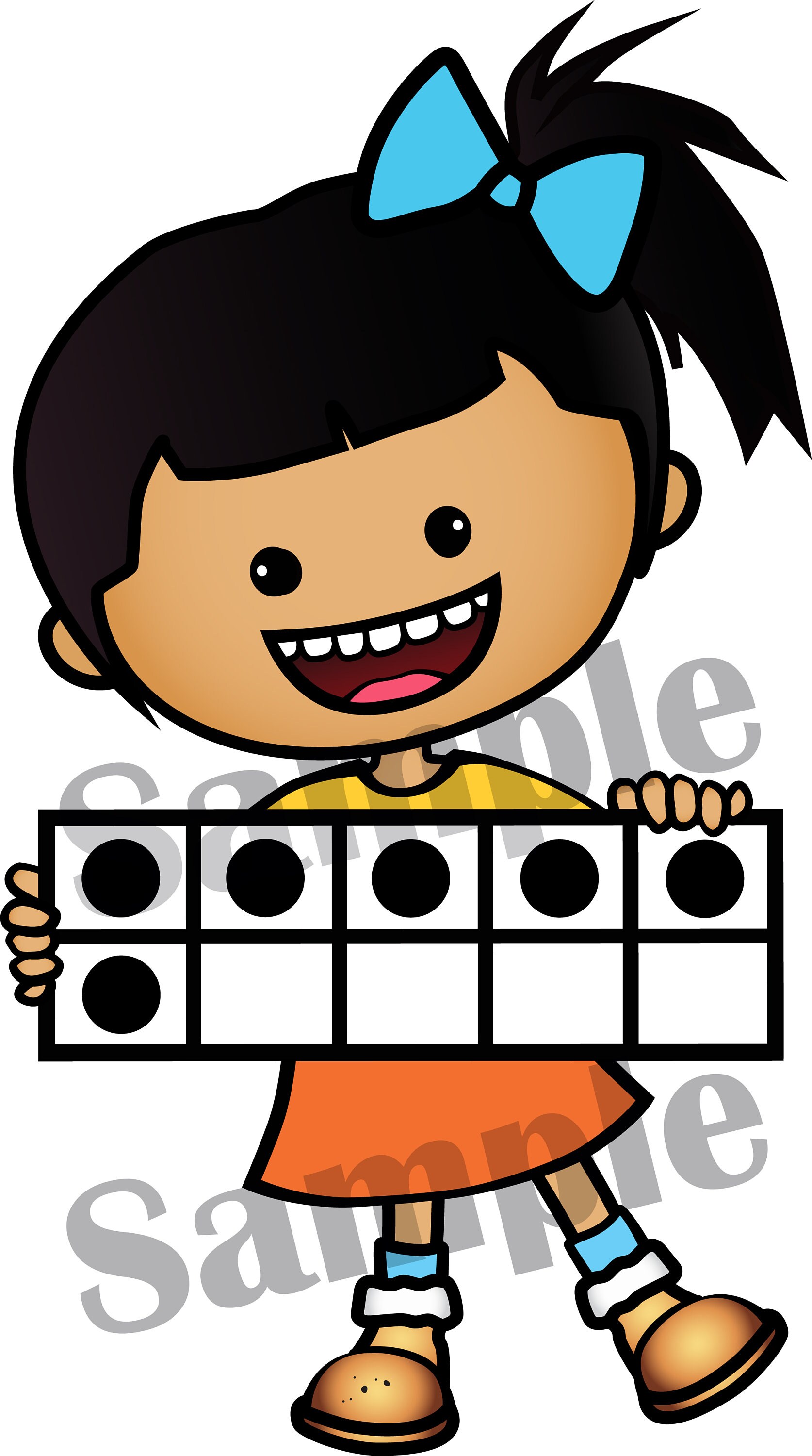Ten Frame Kids 0-10 PLUS Math Sign Buttons. Cute Clipart for - Etsy