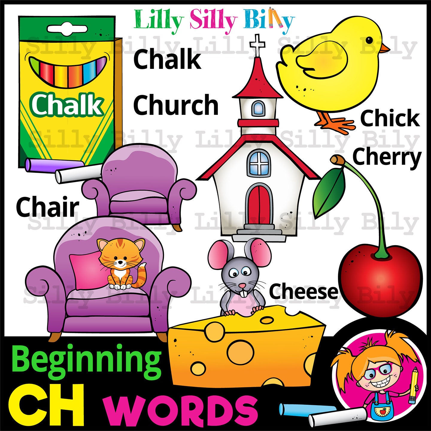 Beginning Digraphs. Clip Art VALUE BUNDLE for Small Commercial - Etsy