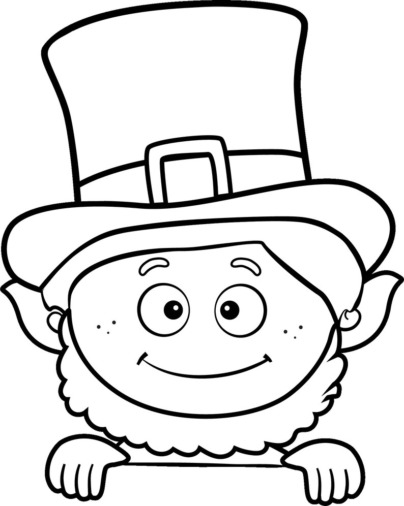 St. Patrick's Day Clipart. BLACK and WHITE and Color. Education ...