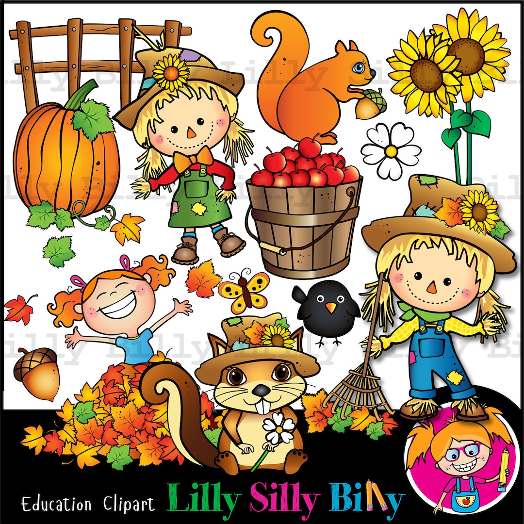 Fall Bliss - Kids Educational Clipart, Cute Clipart for Small ...