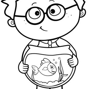 Smiley Squirts. Clipart Kids in Color & Black/white. Small Commercial ...