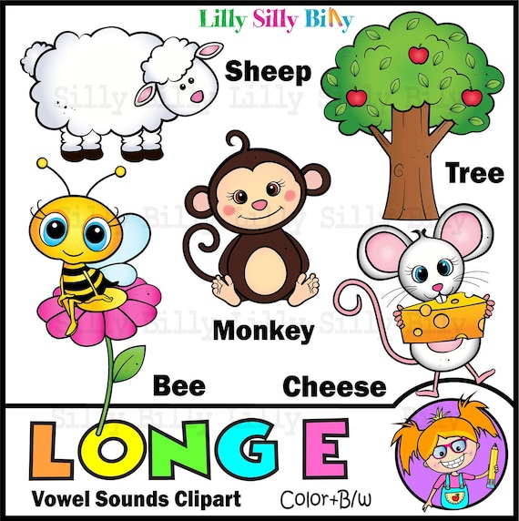 Animated Vowels Clipart