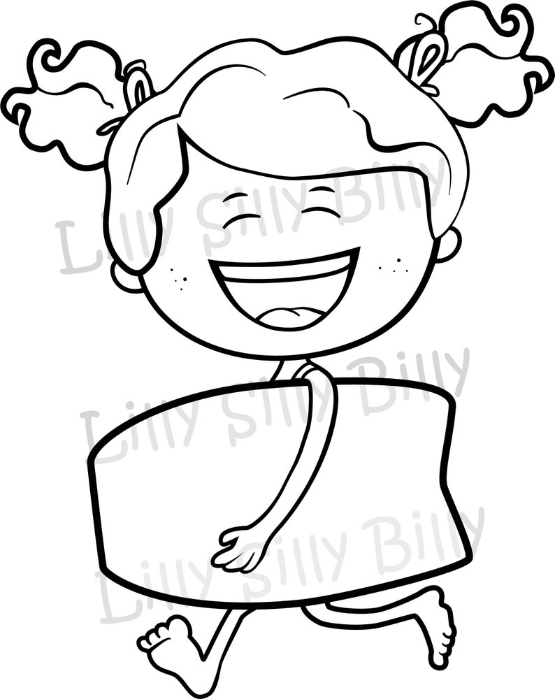 Beach Day Clipart Super Set in Color & Black/white. lilly - Etsy