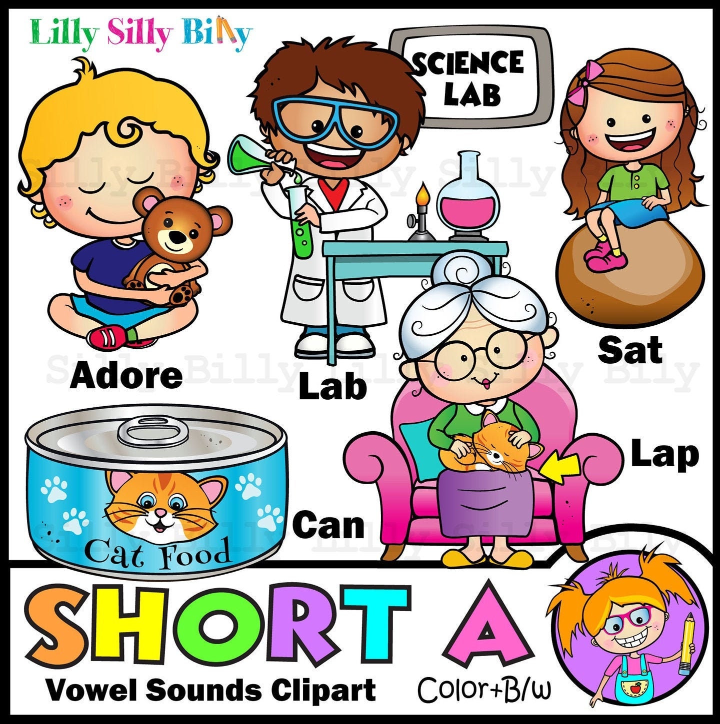 Vowels Clipart