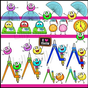 Fonkys Math - Clipart for Small Commercial and Education Use. Emoji ...