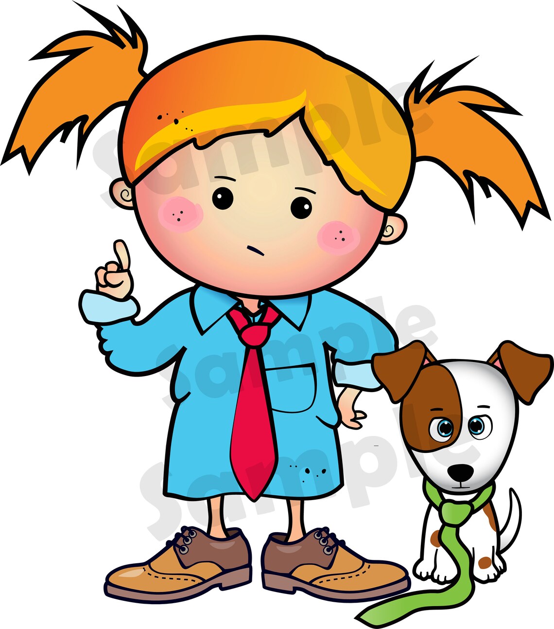 Emotions Clipart Lilly and Willy 2. Super Sweet Digital - Etsy