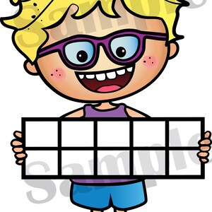 TWENTY FRAME Kids. 60 Image Clipart BUNDLE. 0-20 Counting Frames, Plus ...