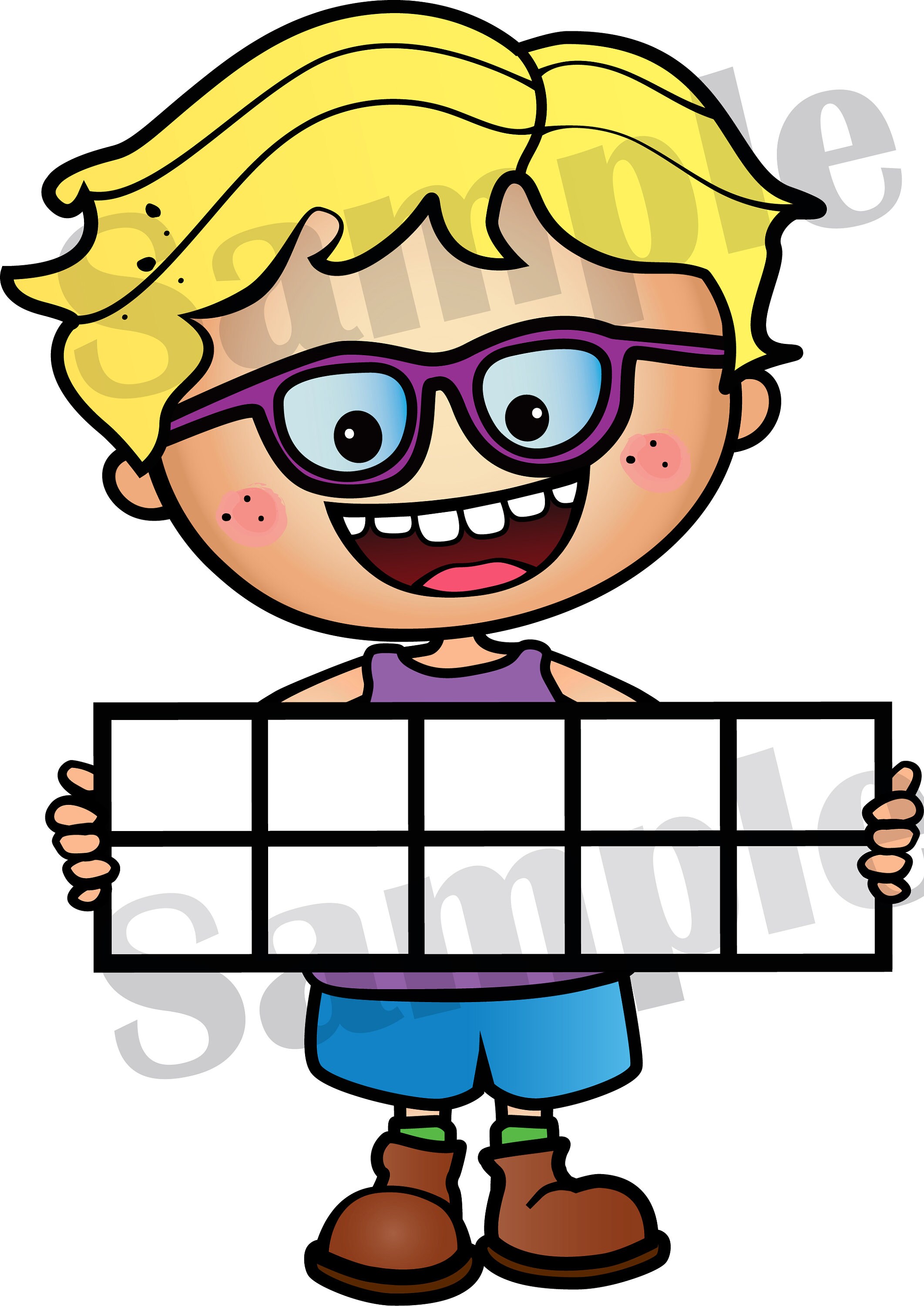 TWENTY FRAME Kids. 60 Image Clipart BUNDLE. 0-20 Counting Frames, Plus ...