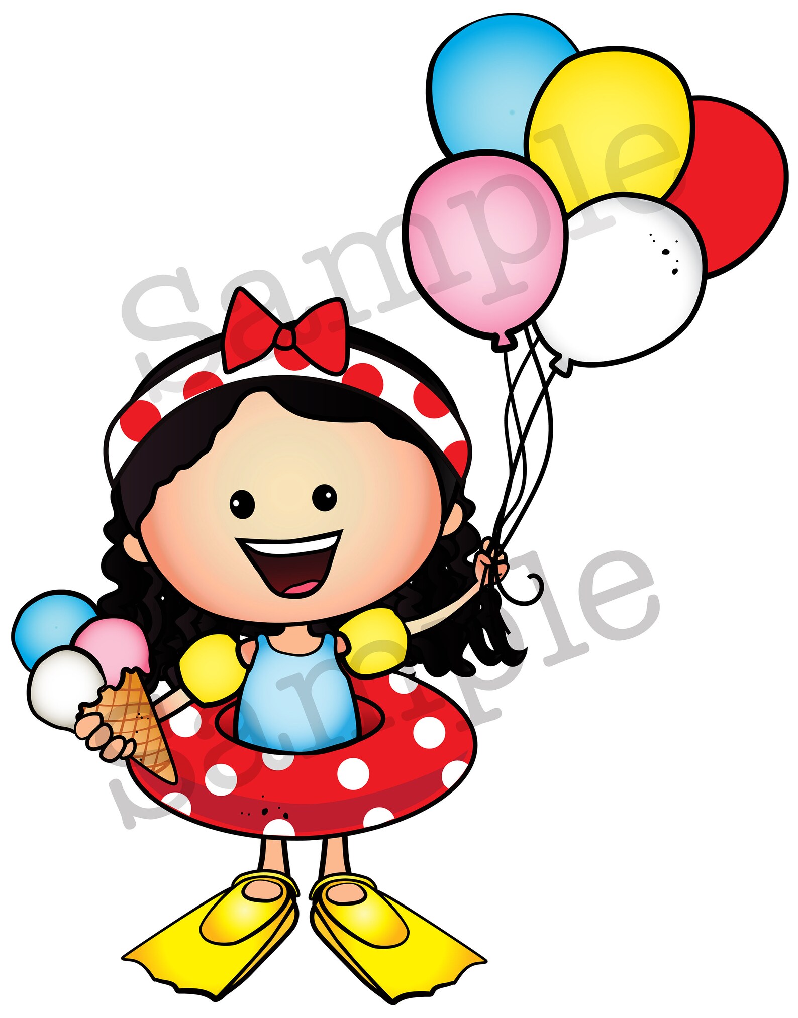 SUMMER 2 Clipart for Small Commercial and Education Use. - Etsy