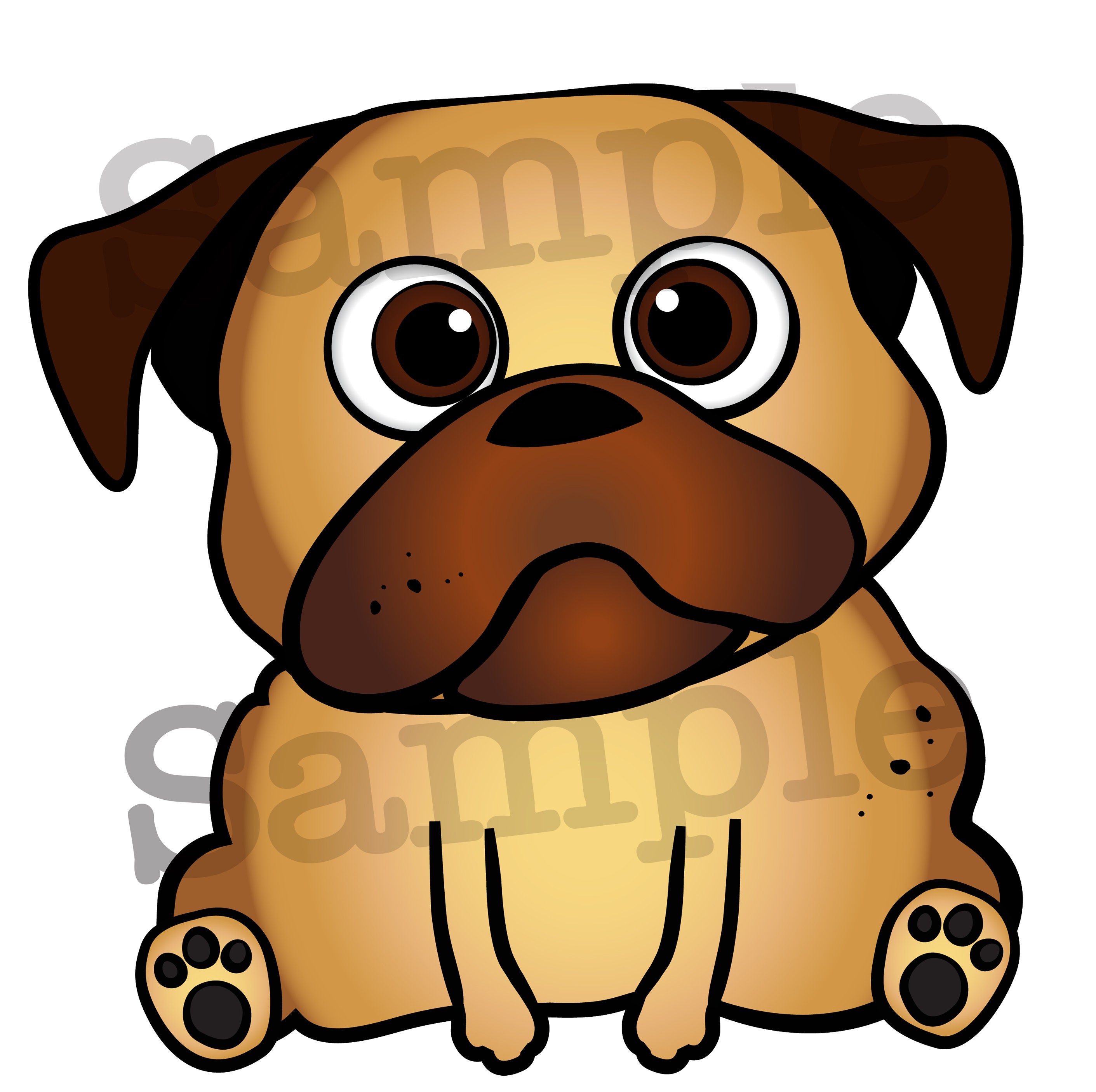 CVC 'UG' Rhyming Words. B/W & Color Clipart for - Etsy