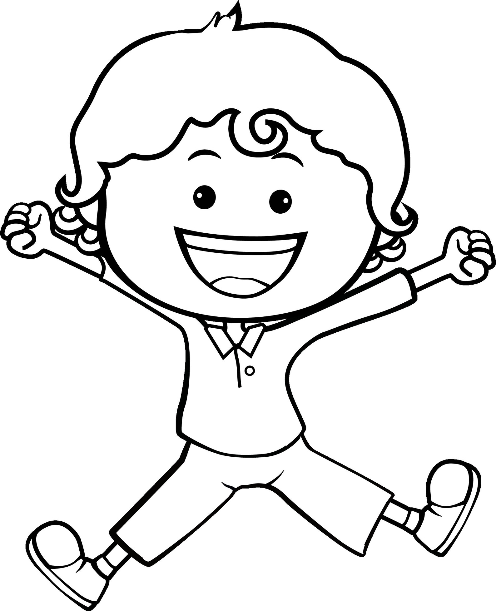 Kids. Clipart in Color & Black/white. {lilly Silly Billy}. Small ...