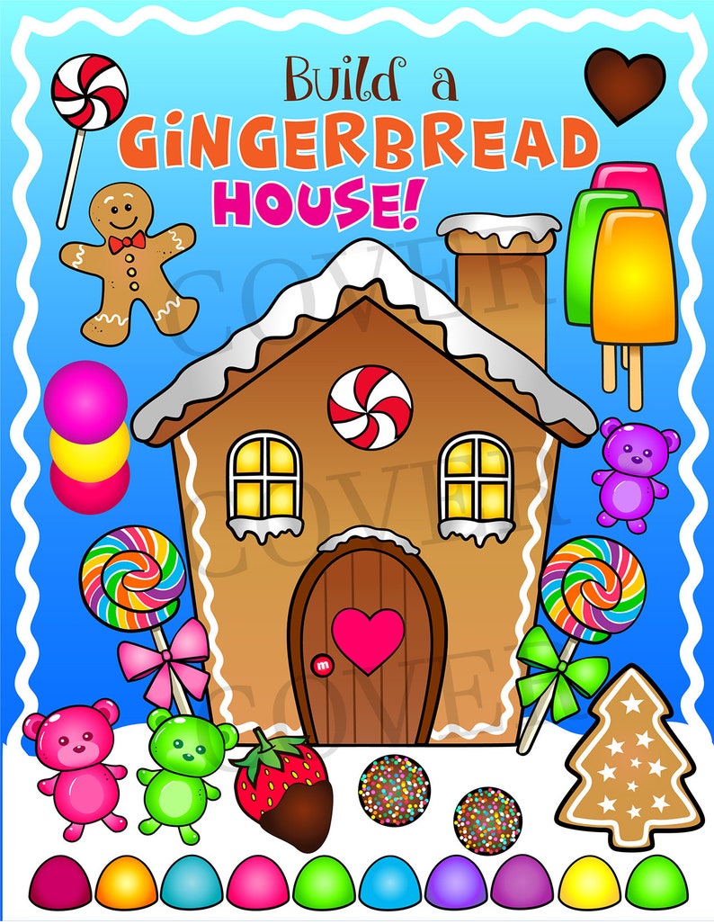 Build a Gingerbread House and Candy Garden classroom or - Etsy