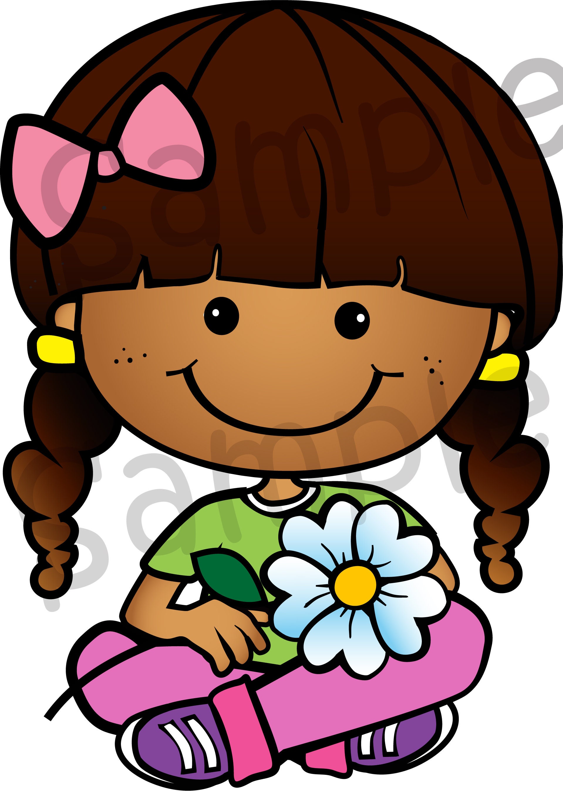 SPRING 1 & 2. Clipart Bundle. BLACK and WHITE and Color. - Etsy