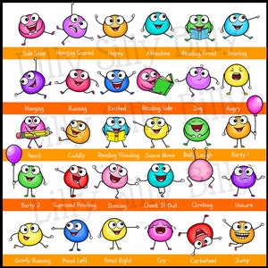 FONKY'S - Tweeny Giggly-boos FUNDLE! Clipart Bundle in Color and Black ...