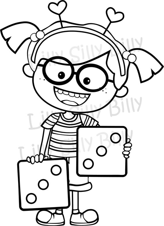 Number Six Clipart Black And White School