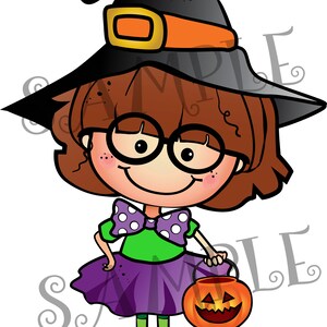 Cute Halloween Clipart, Not-so-scary Illustrations, for Small ...