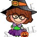 Cute Halloween Clipart, Not-so-scary Illustrations, for Small ...