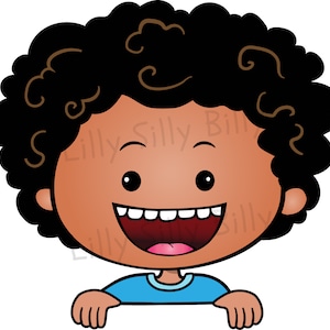 Happy Kids Clipart Peekers, Value Bundle - Smiling Children, Peeking ...