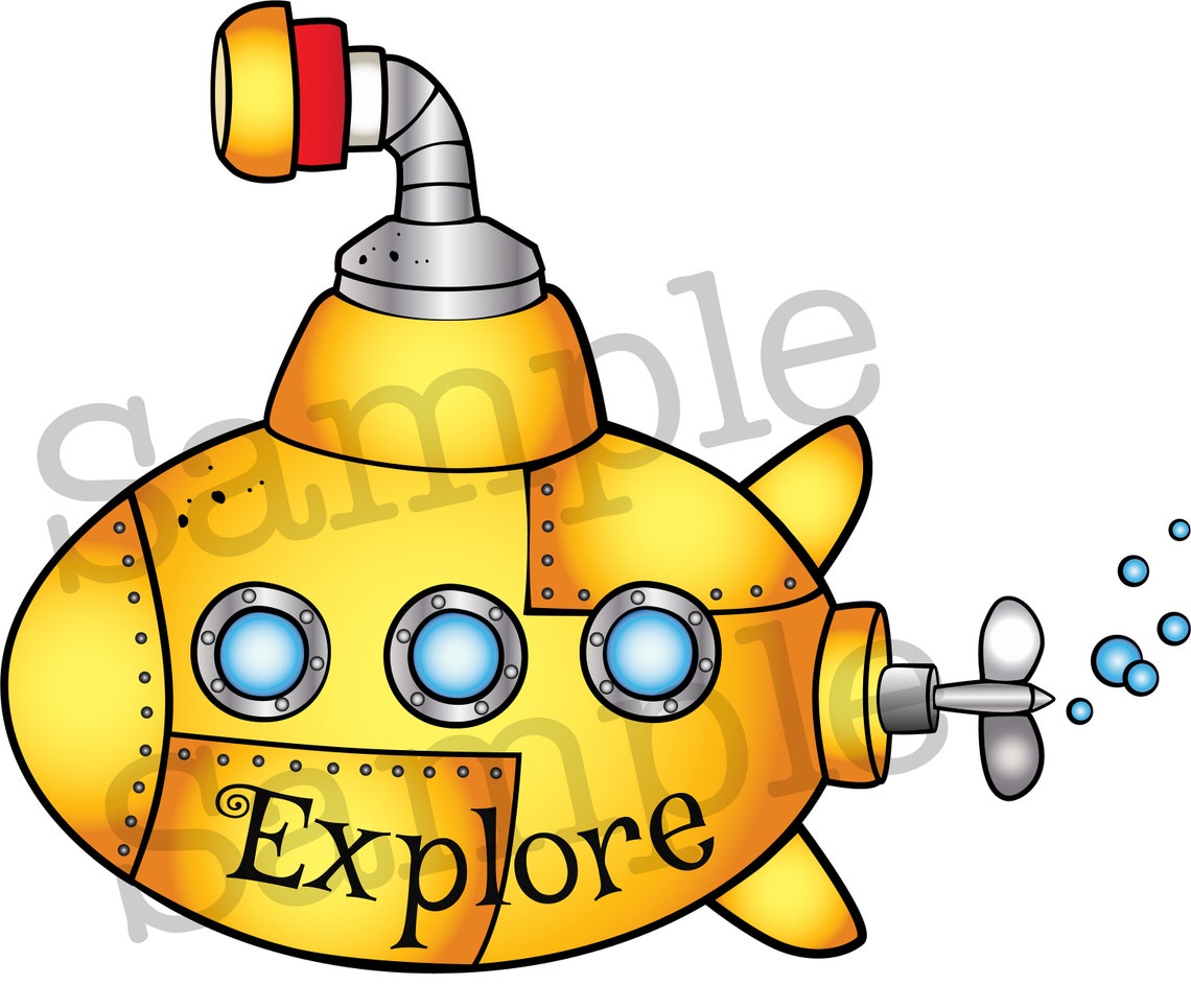 Explore Create See Kids Pirates Educational Clipart | Etsy