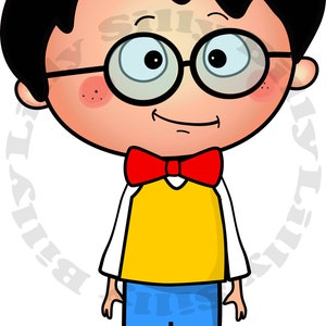Whiz Kids. Clipart in Color & Black/white. {lilly Silly Billy}. Small ...