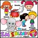 S Blends - 8 Set, Phonics, Clipart BUNDLE. Illustrated Words to Engage ...