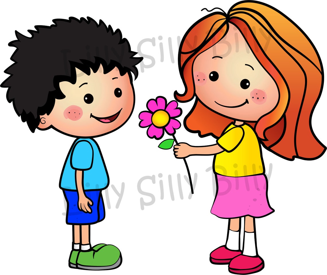 Acts of Kindness. Clipart, Black and White & COLOR, Small Commercial ...