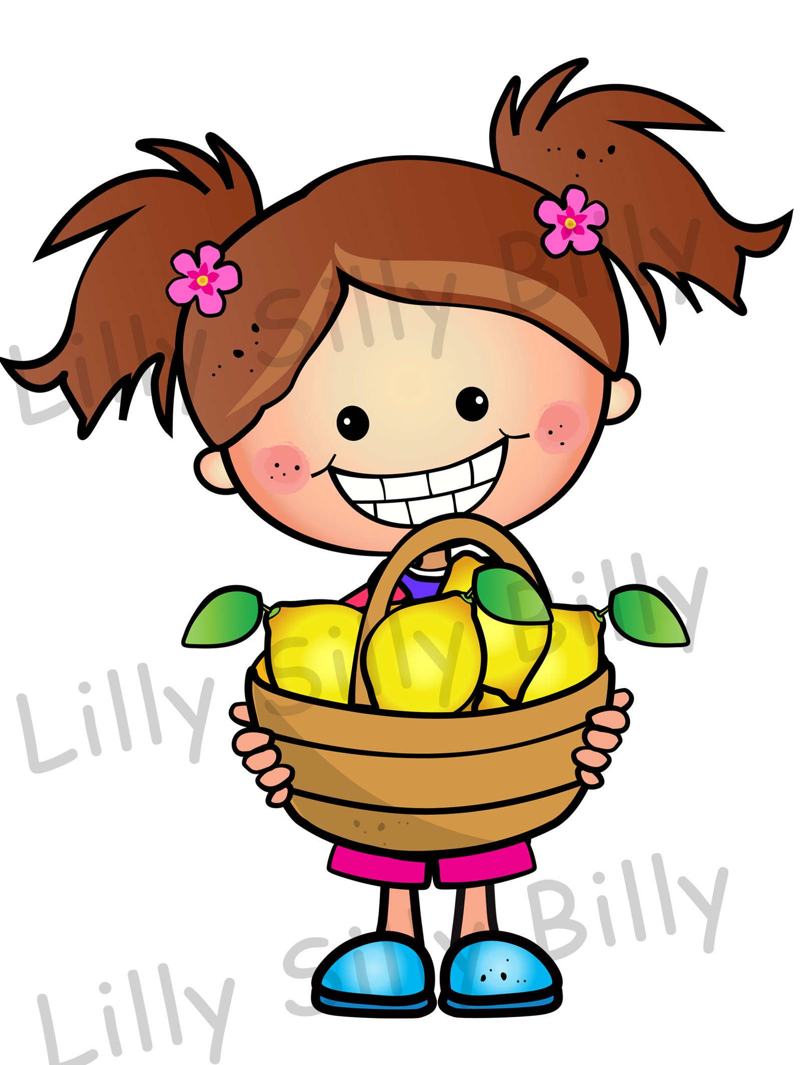 Lemonade Stand! - BLACK and WHITE/ and Full Color Clipart. Educational ...