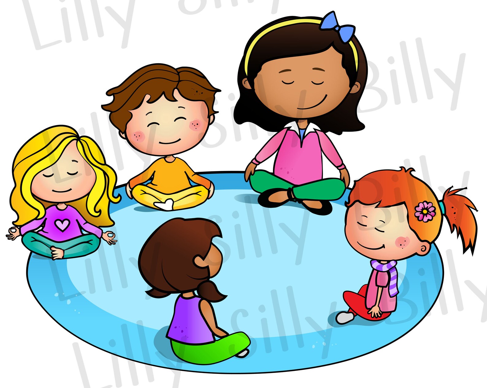 Calming Strategies, Clipart BUNDLE. BLACK and WHITE and Full Color ...