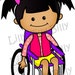 Special Needs Kids. Clipart, Black and White & COLOR of Kids With ...