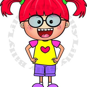 Whiz Kids. Clipart in Color & Black/white. {lilly Silly Billy}. Small ...