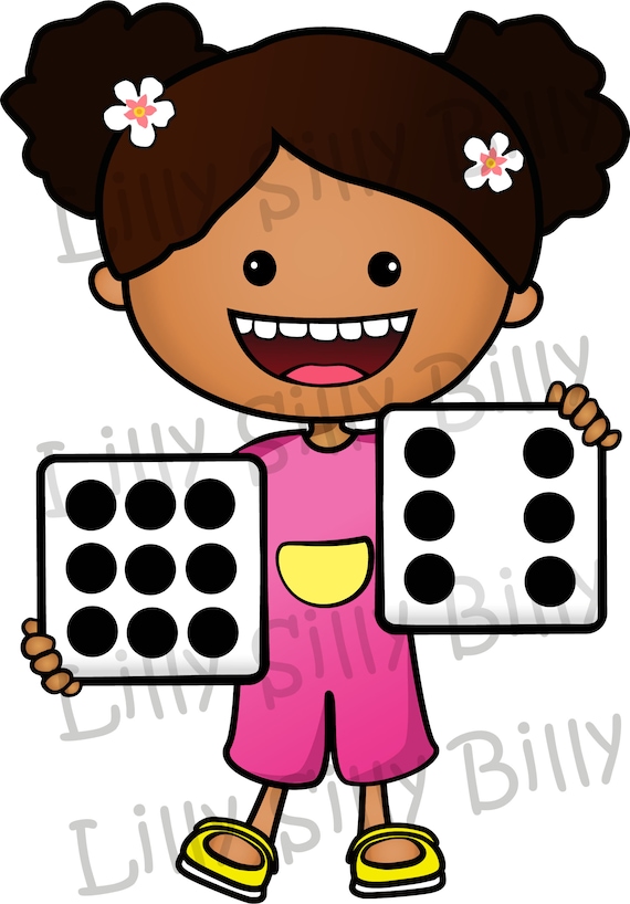 Dice Numbers Clipart