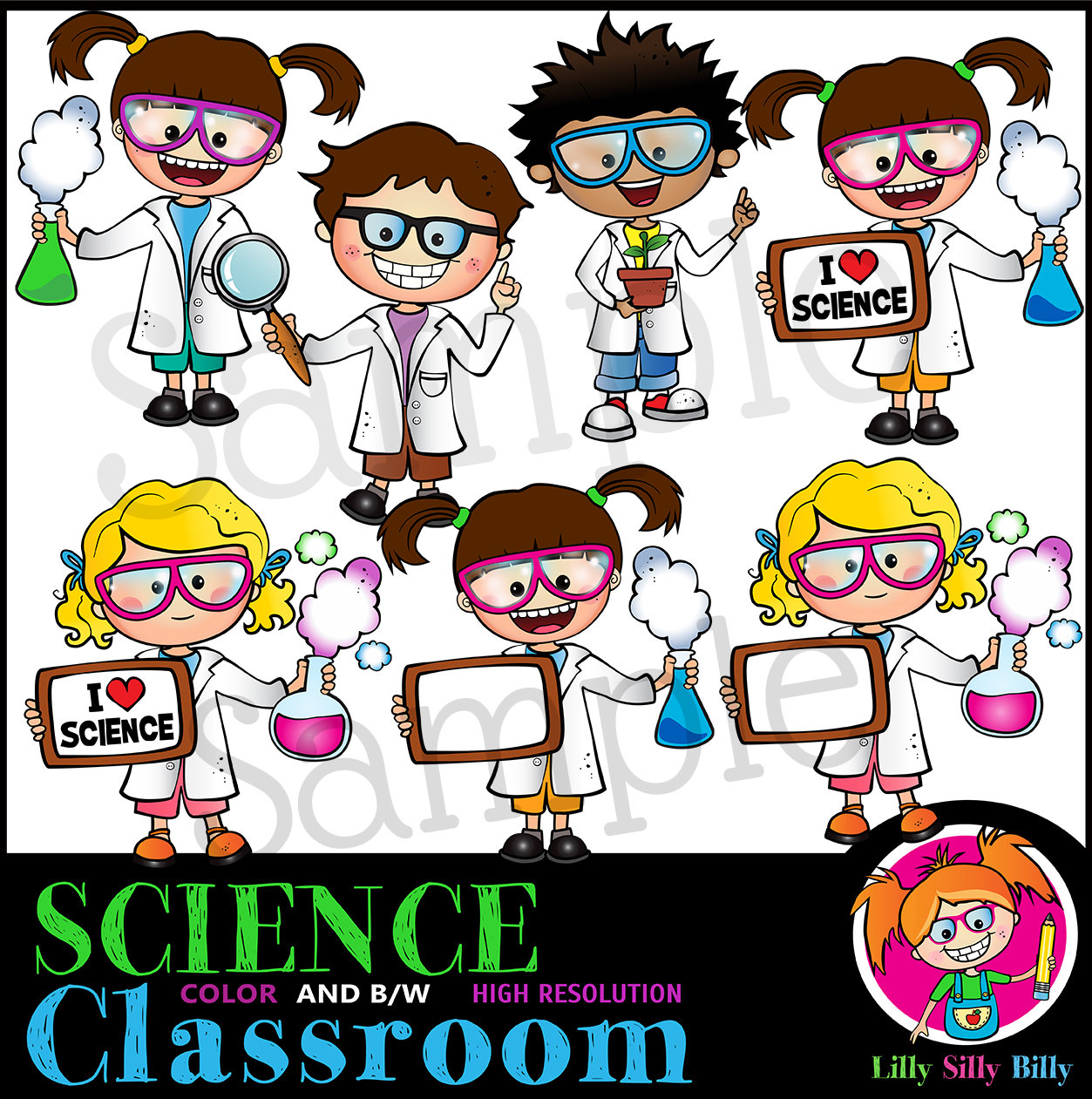 Science Classroom Cartoon