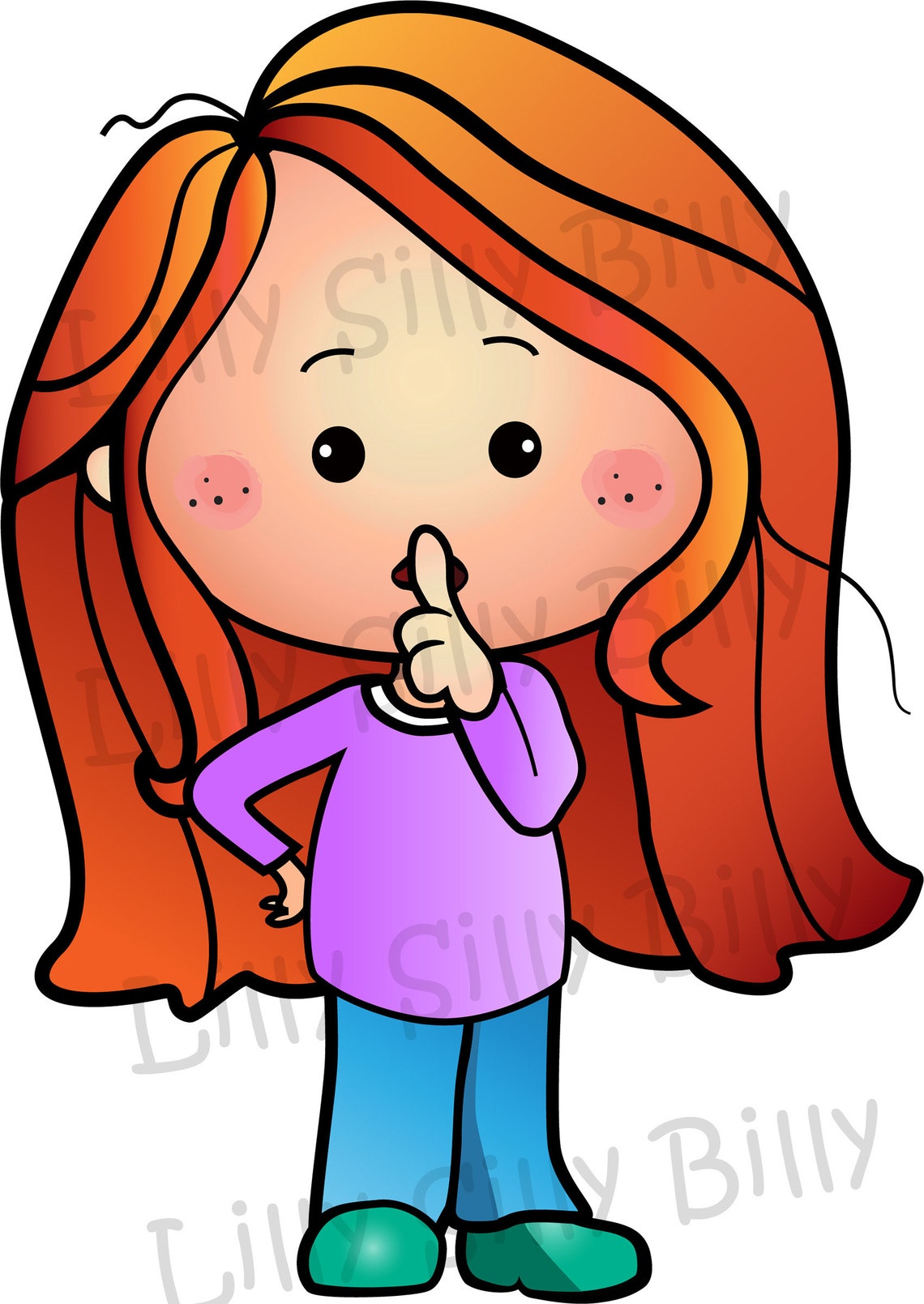 Positive Behaviour 2 Clipart in BLACK & WHITE/ Full Color. - Etsy