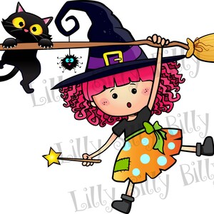 SPOOKED - Icky Witchipoo-ology - Clipart. Sweet and Icky Illustrations ...