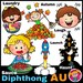 Diphthong BUNDLE. Phonics, 192 Clipart Images in Black and White Stamps ...