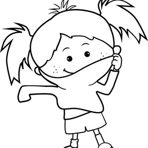 Morning Routine - Milo and Lilly. Sequential Clipart in Black & White ...