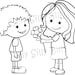 Acts of Kindness. Clipart, Black and White & COLOR, Small Commercial ...