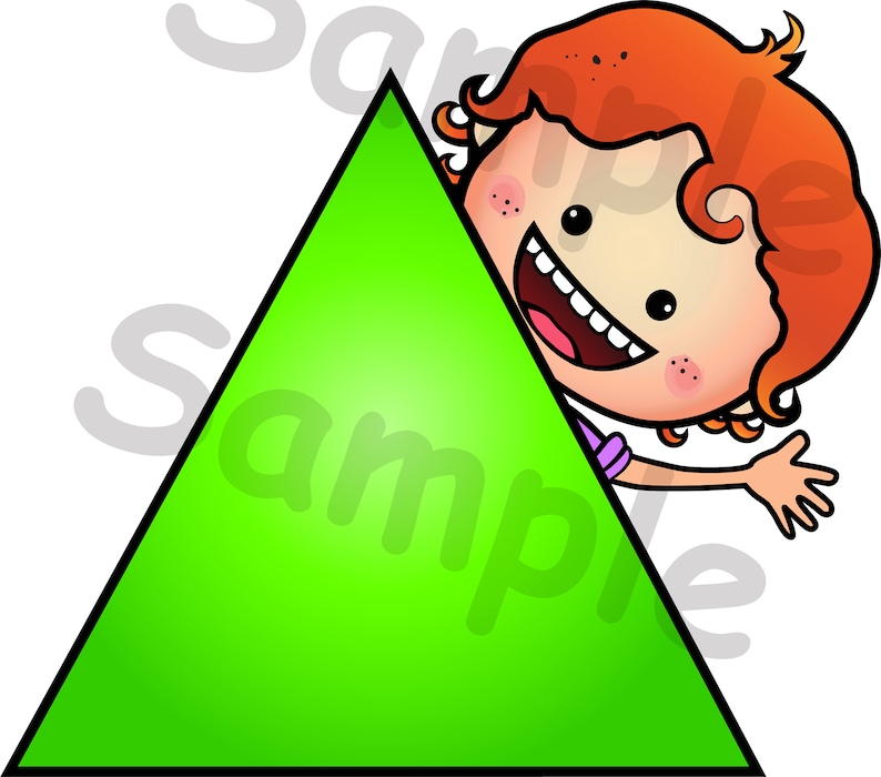 Shapes Clipart Commercial Use Education Graphics Cute - Etsy