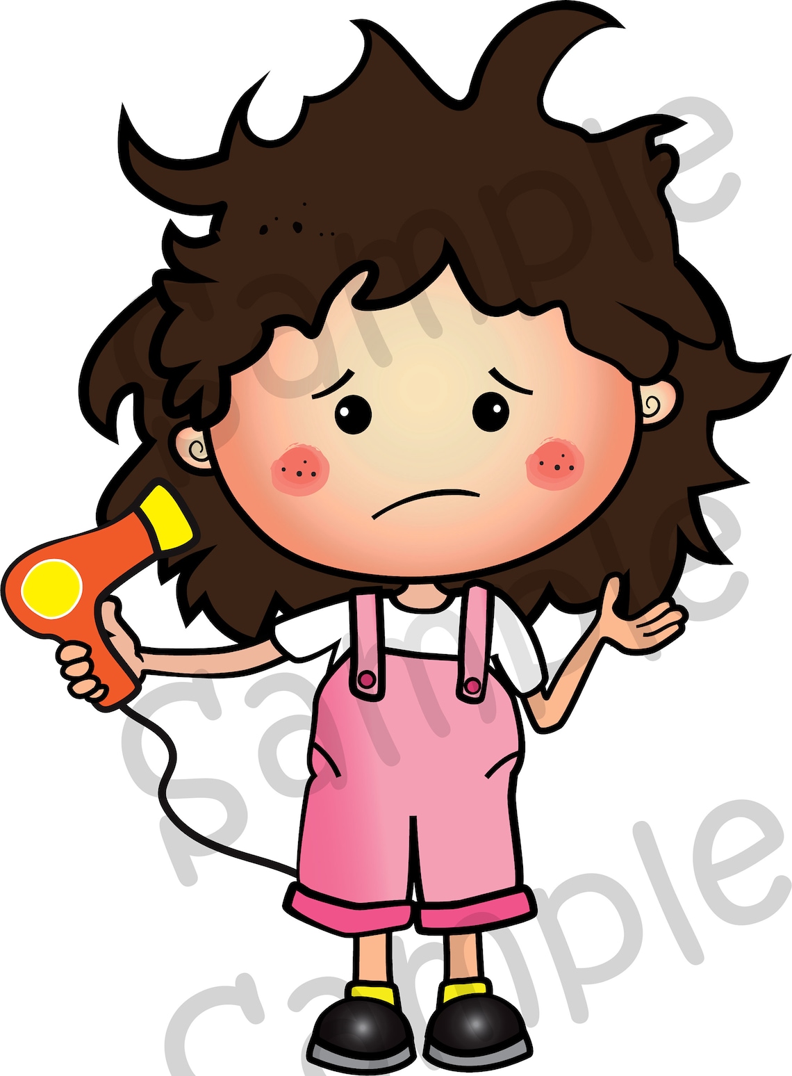 CVC Rhyming Word 60 Images Clipart BUNDLE B/W & Color | Etsy