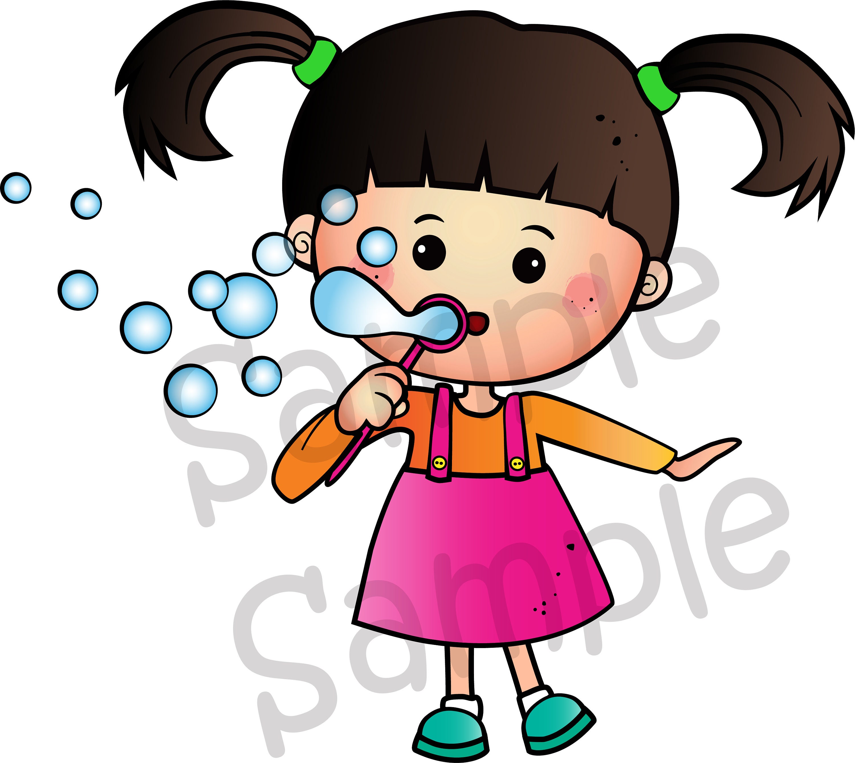 Phonics VERBS 7 - B/W & Color Clipart {lilly Silly Billy} - Etsy