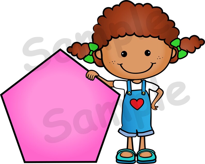 Shapes Clipart Commercial Use Education Graphics Cute - Etsy