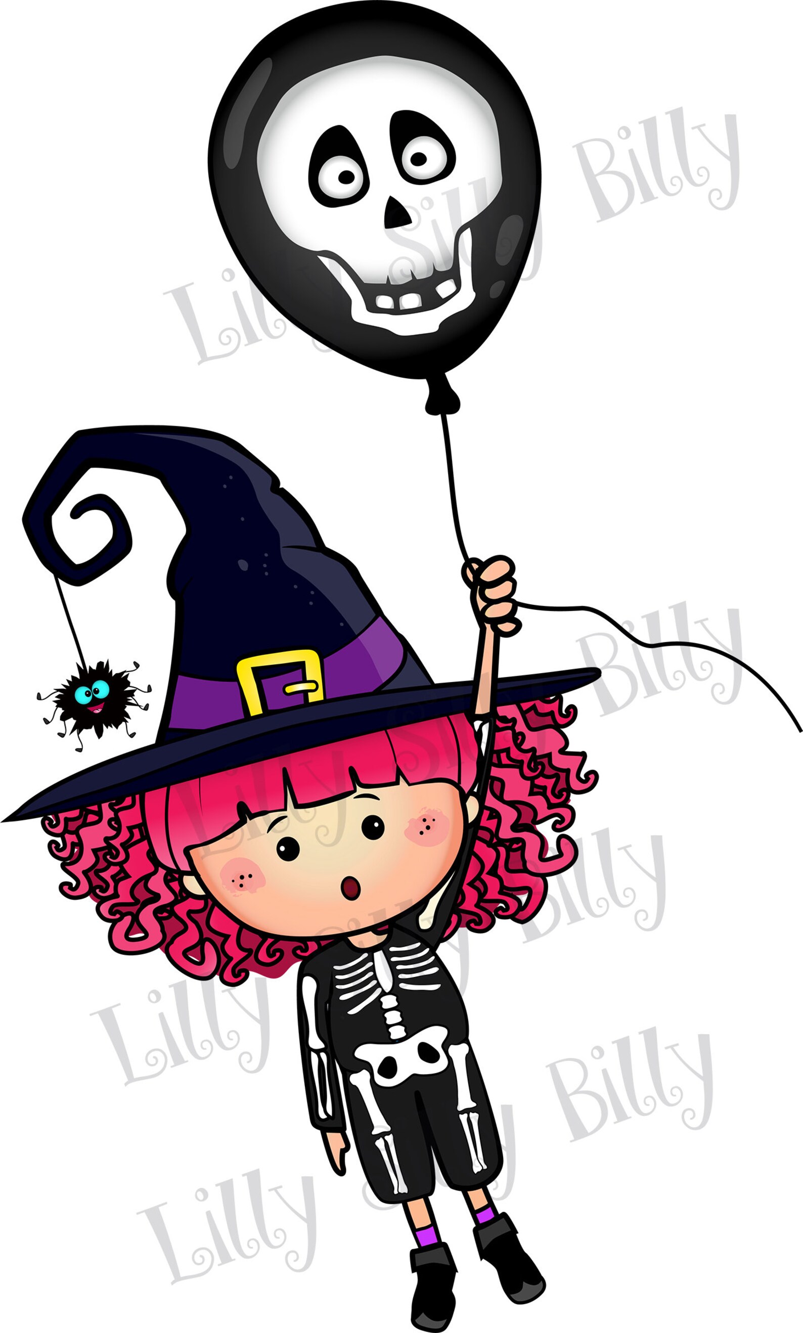 HORNTED - Halloween Clipart. Frightly Fancies, for Small Commercial ...