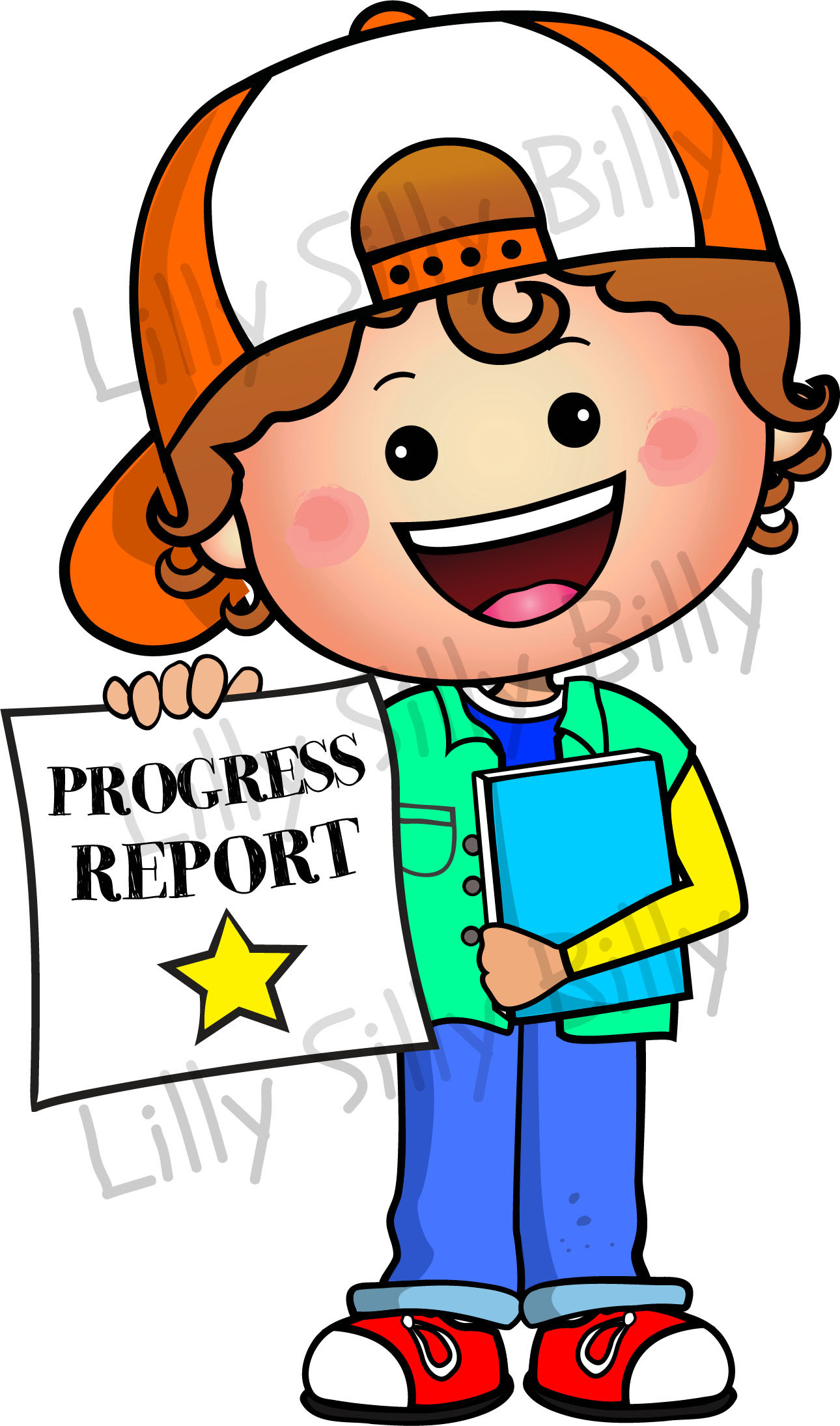 Progress Report Clipart