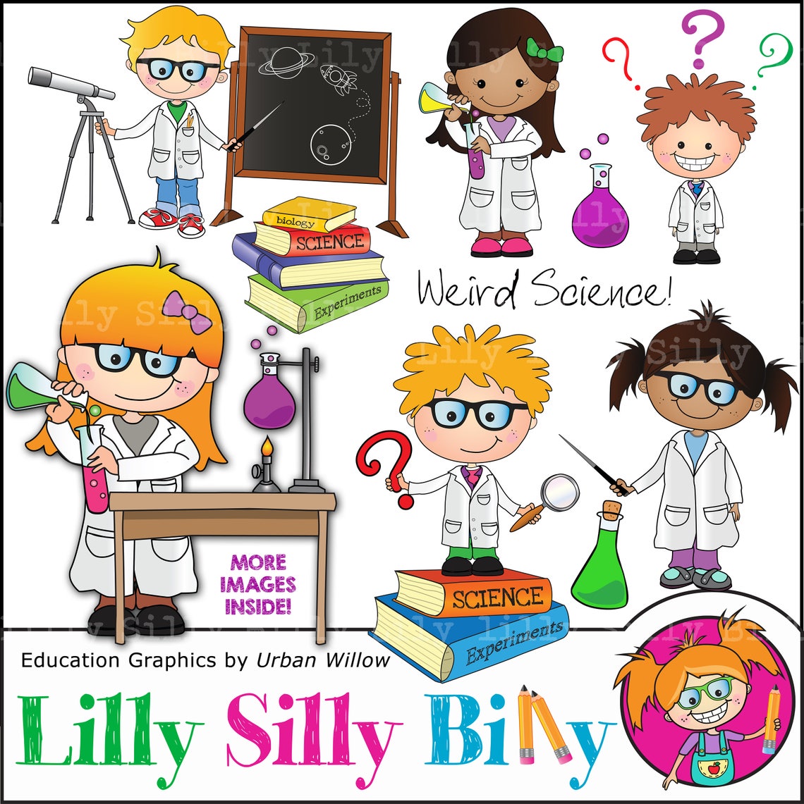 Science Art - Graphics Commercial Use, Chemistry, Mad Scientist ...
