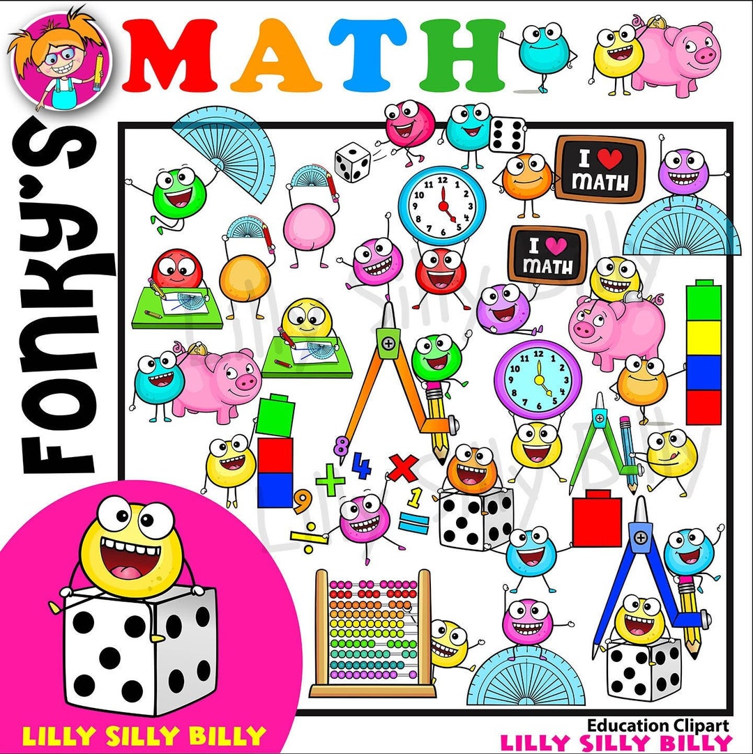 Fonkys Math - Clipart for Small Commercial and Education Use. Emoji ...