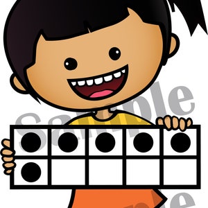 TWENTY FRAME Kids. 60 Image Clipart BUNDLE. 0-20 Counting Frames, Plus ...