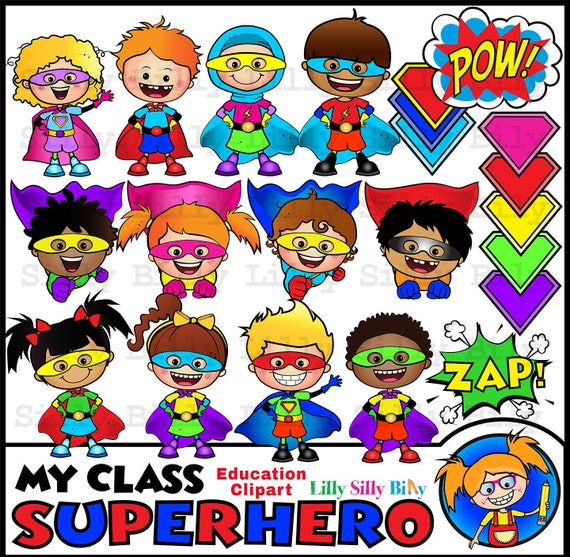 Superhero Clipart For Teachers