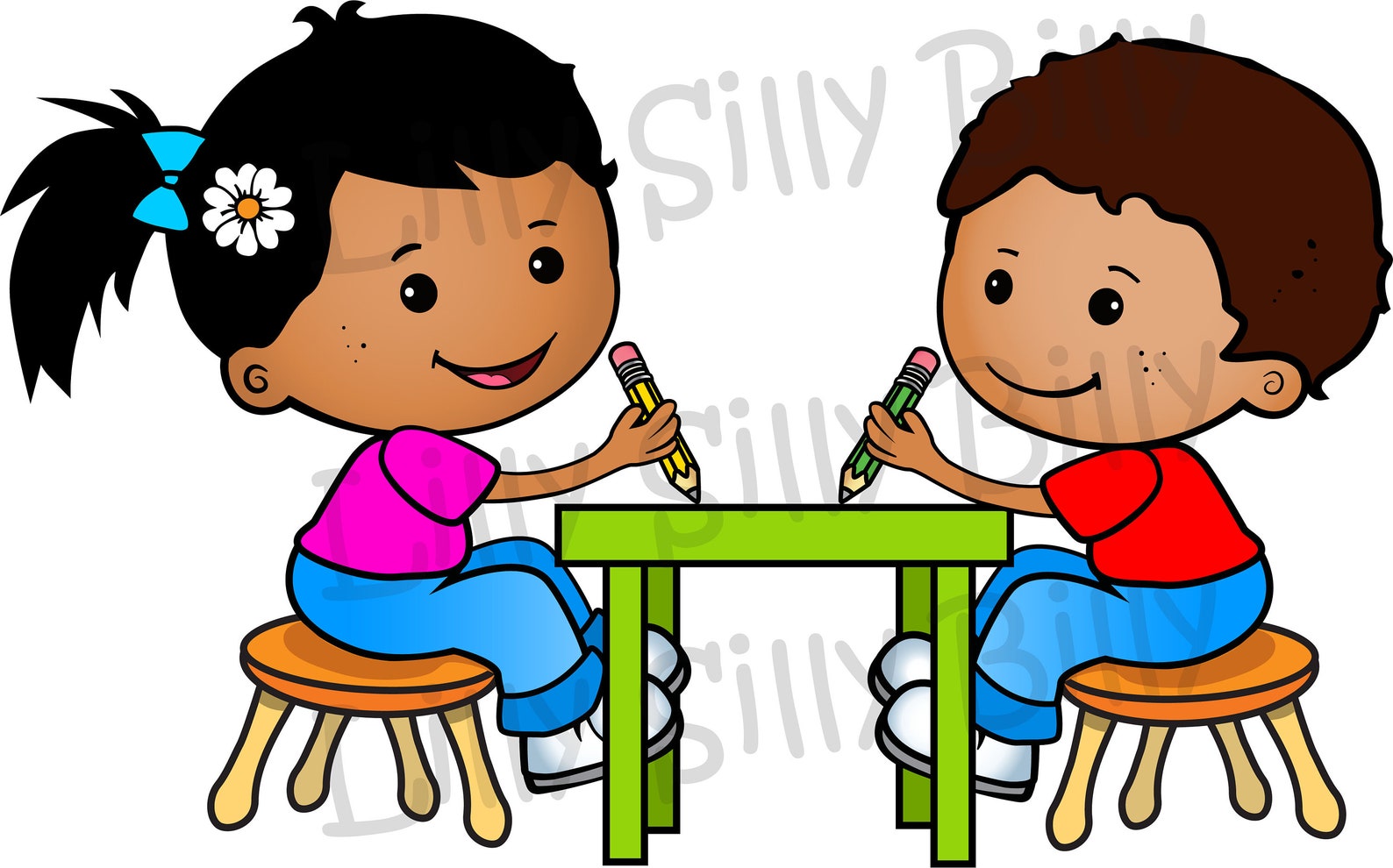 Good Choices - Clipart in BLACK & WHITE/ Full Color. Small Commercial ...